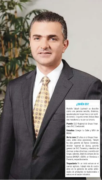 Entrevista especial: rodolfo tabash, nuevo CEO de BAC Credomatic ...