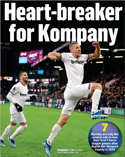 Heart-breaker for Kompany - PressReader