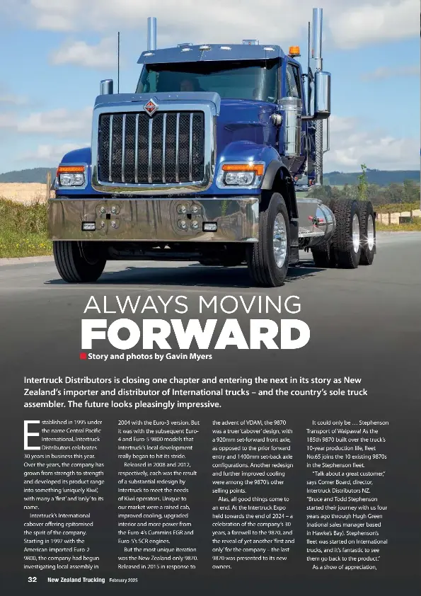 ALWAYS MOVING FORWARD - PressReader