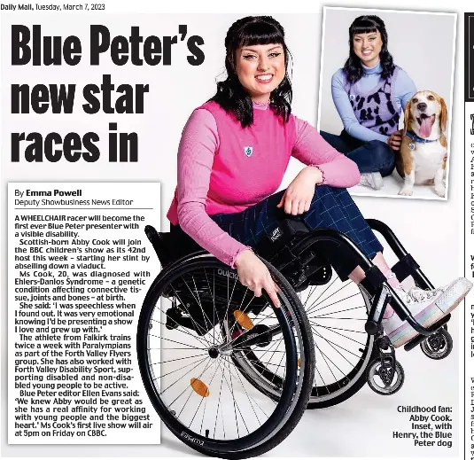 Blue Peter’s new star races in - PressReader
