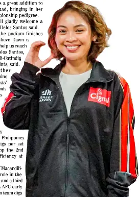 Macandili-Catindig ready for new challenge - PressReader