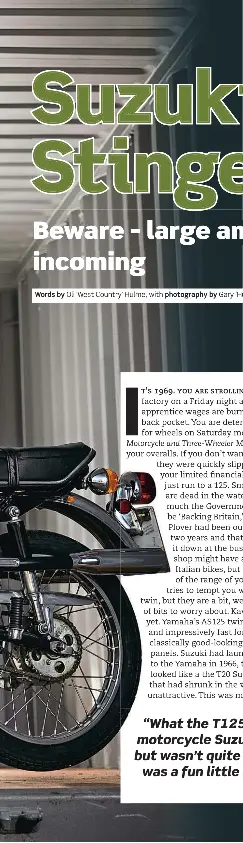Suzuki T125 Stinger - PressReader