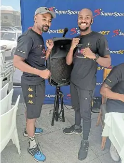 SA IN FOR A TREAT AS CHAMP CHAUKE, MALAJIKA FACE OFF - PressReader