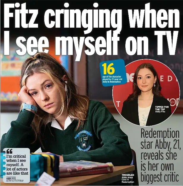 Fitz cringing when I see myself on TV - PressReader