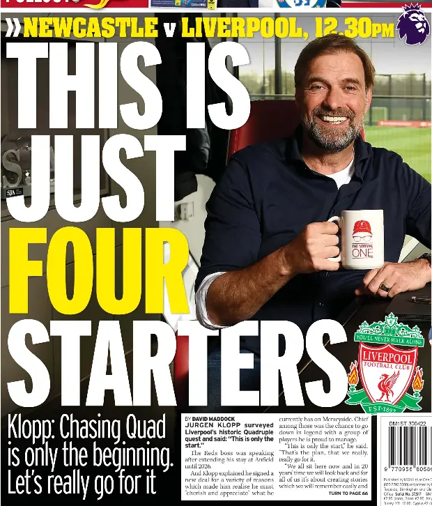 THIS IS JUST FOUR STARTERS - PressReader