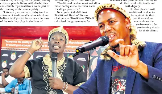 Traditiona­l healer indaba success - PressReader