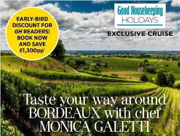 Taste your way around BORDEAUX with chef MONICA GALETTI - PressReader