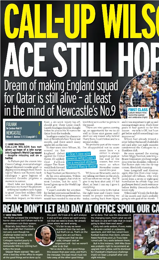 CALL-UP WILSON? TOON ACE STILL HOPING - PressReader