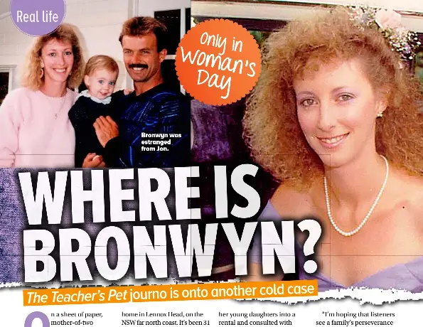 WHERE IS BRONWYN? - PressReader