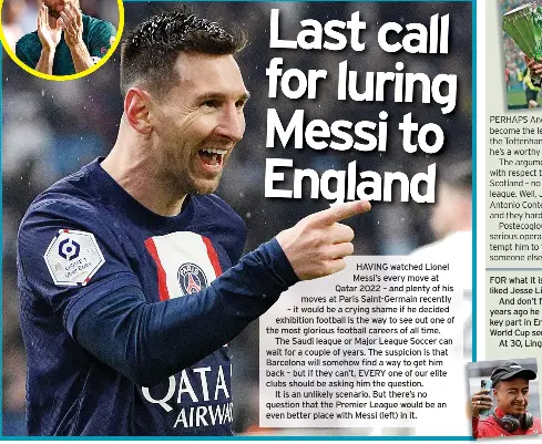 Last call for luring Messi to England - PressReader