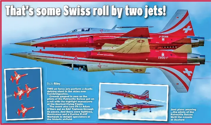 That’s some Swiss roll by two jets! - PressReader