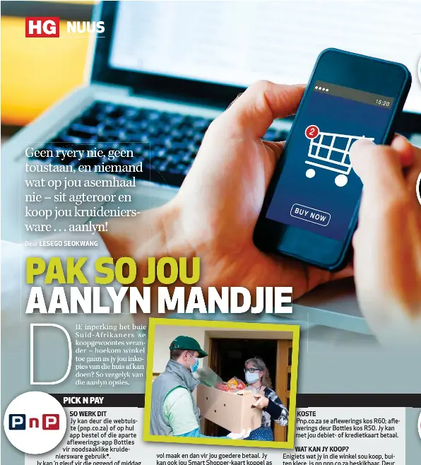 Aanlyn inkopies: So vergelyk opsies - PressReader