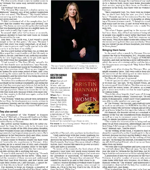 KRISTIN HANNAH BOOK EVENT - PressReader