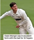 Morgan on song as ex-champs ease home - PressReader