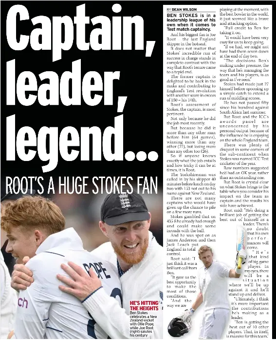 Captain, leader, legend... - PressReader