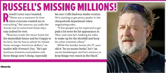 RUSSELL’S MISSING MILLIONS! - PressReader