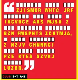 CRYPTOGRAM QUOTES - PressReader