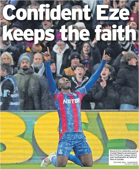 Confident Eze keeps the faith - PressReader