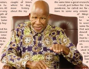 Pathisa Nyathi: A fountain of historical knowledge - PressReader