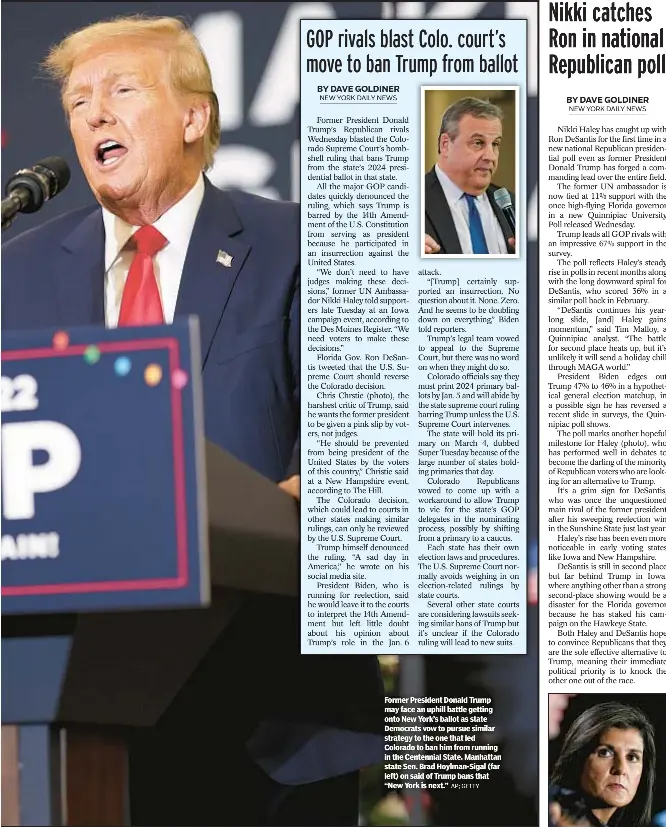 Nikki catches Ron in national Republican poll - PressReader