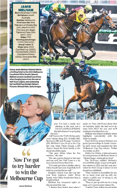 NO HALF MEASURES FOR JAMIE - PressReader