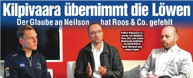 Kilpivaara übernimmt die Löwen - PressReader