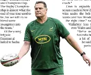Springboks to change tack Down Under — Rassie - PressReader