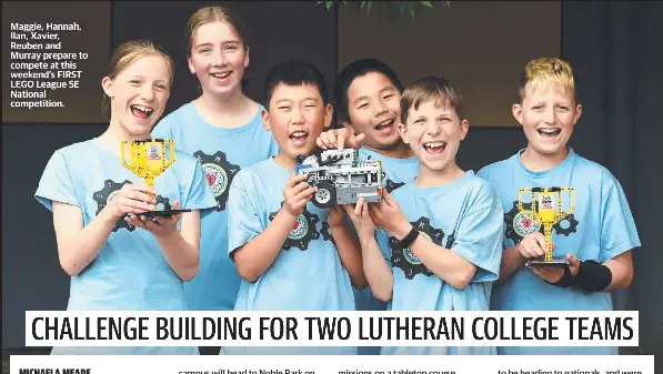 CHALLENGE BUILDING FOR TWO LUTHERAN COLLEGE TEAMS - PressReader