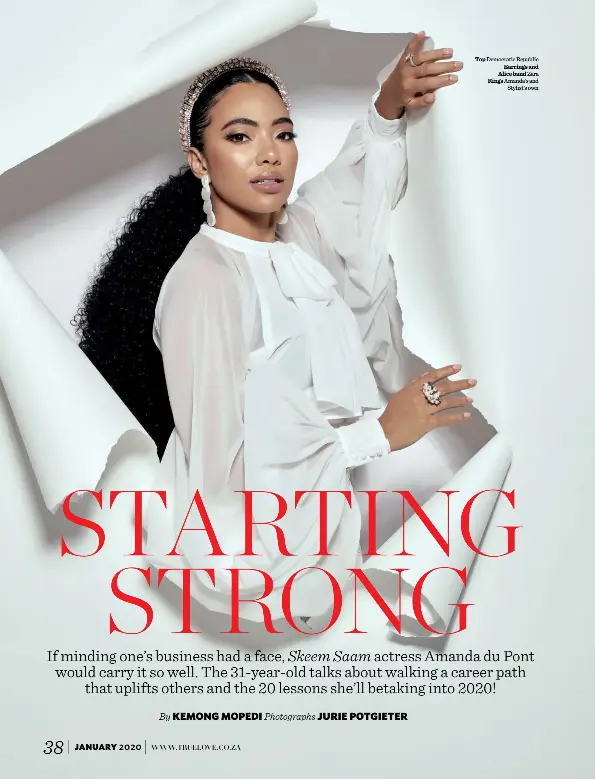 Cover Story – Amanda du Pont On The Lessons She’s Taking Into 2020 ...