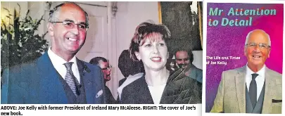 It’s all about the detail in Joe Kelly’s memoir ‘Mr Attention to Detail ...