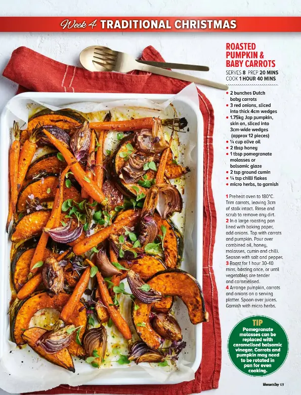 ROASTED PUMPKIN & BABY CARROTS - PressReader