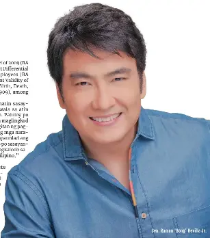 Bong Revilla climbs in OCTA Senate poll - PressReader