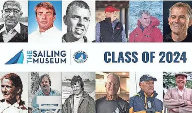 NATIONAL SAILING HALL OF FAME 12 new members make up 2024 class ...