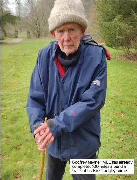 Our very own Captain Tom as OAP Godfrey to walk 1,000 miles – from comfort of his home ...
