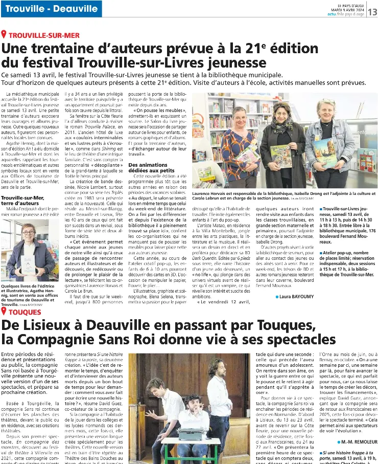 De Lisieux à Deauville en passant par Touques, la Compagnie Sans Roi ...