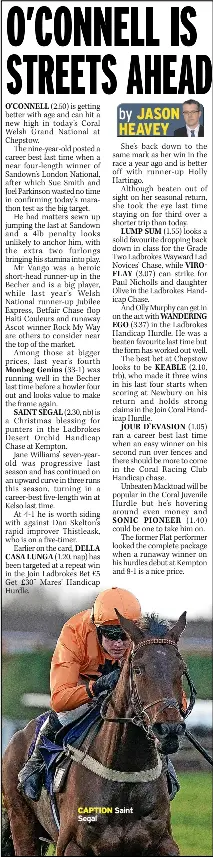 O’CONNELL IS STREETS ahead - PressReader