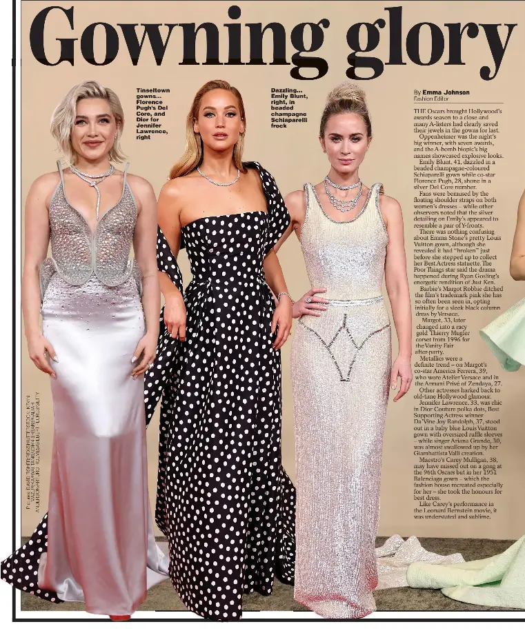 Gowning glory for Hollywood - PressReader