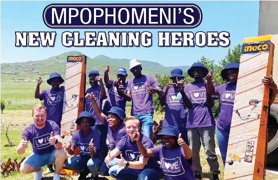 MPOPHOMENI’S NEW CLEANING HEROES - PressReader