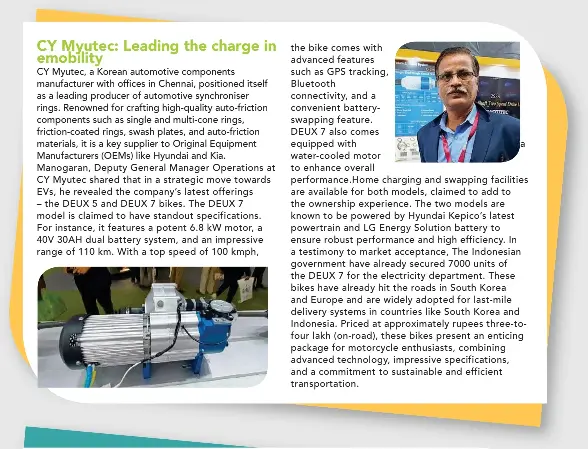 CY Myutec: Leading the charge in emobility - PressReader