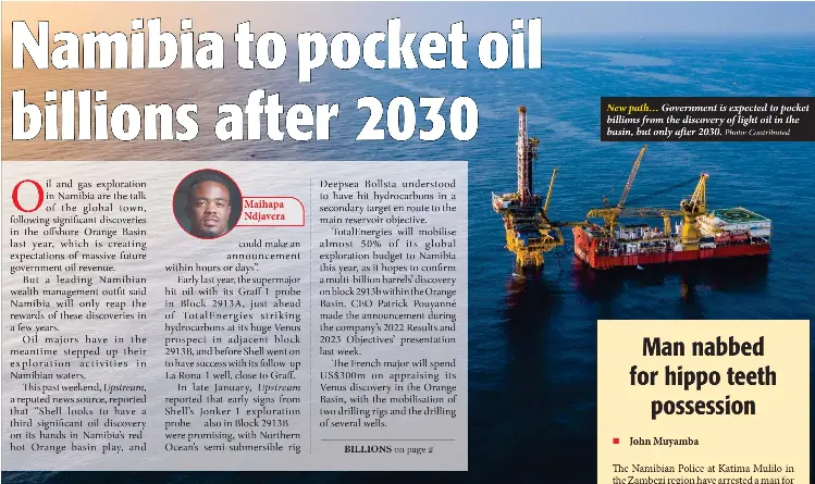 Namibia to pocket oil billions after 2030 - PressReader