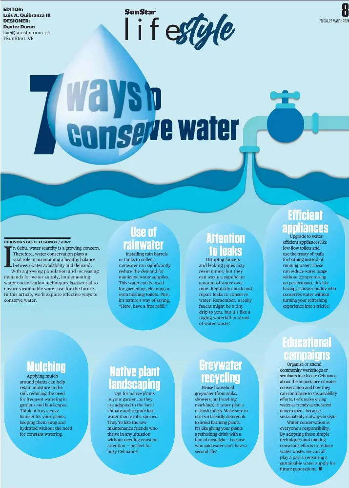 7 ways to conserve water - PressReader