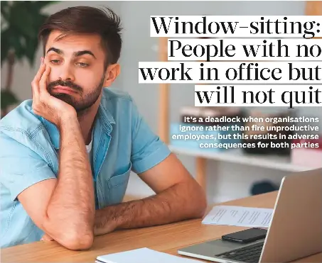 Window-sitting: People with no work in office but will not quit - PressReader