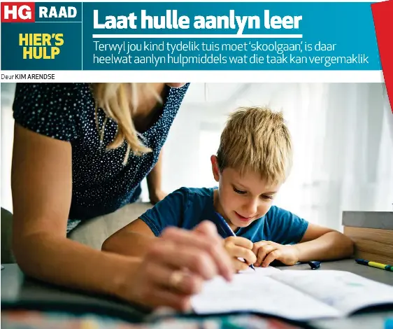 Hulpmiddel­s om jou kind se tuisstudie te vergemakli­k - PressReader