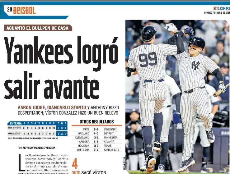 Yankees logró salir avante - PressReader