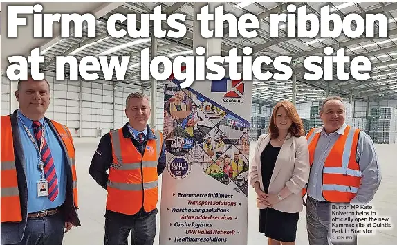 Firm cuts the ribbon at new logistics site - PressReader
