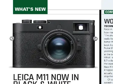 LEICA M11 NOW IN BLACK & WHITE - PressReader