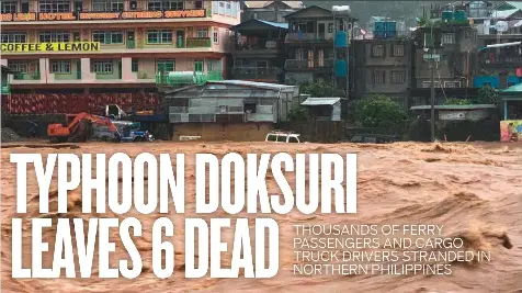 TYPHOON DOKSURI LEAVES 6 DEAD - PressReader