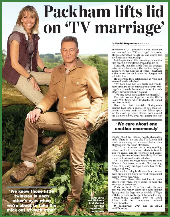 Packham lifts lid on ‘TV marriage’ - PressReader