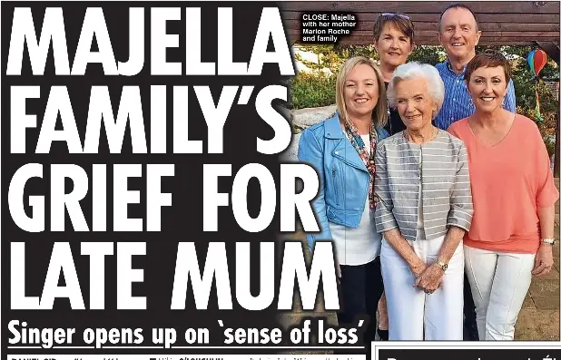 MAJELLA FAMILY’S GRIEF FOR LATE MUM - PressReader