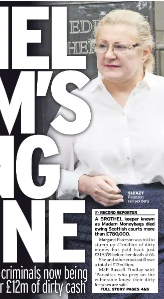 BROTHEL MADAM’S MISSING FORTUNE - PressReader